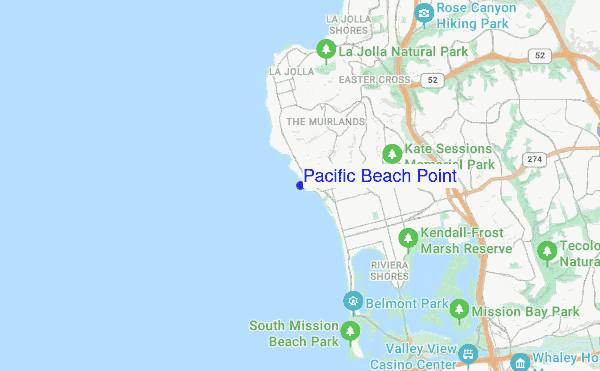 Pacific Beach San Diego Map - Map