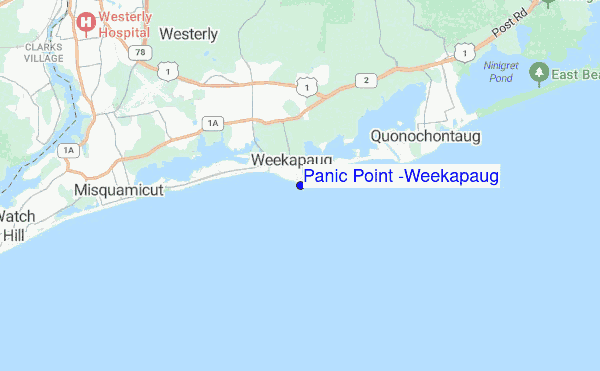 Panic Point (Weekapaug) Surf Forecast and Surf Report