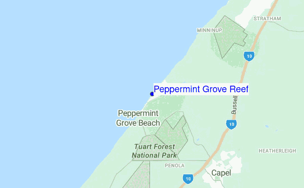 Peppermint Grove Reef Surf Forecast and Surf Report