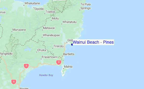 Wainui Beach - Pines Surf Forecast and Surf Reports (Gisborne and Mahia ...