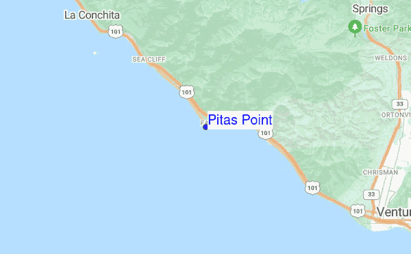 Pitas Point 48 hour detailed Surf Forecast