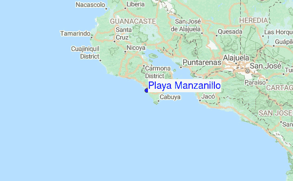 Playa Manzanillo Surf Forecast and Surf Reports (Golfo de Nicoya, Costa ...