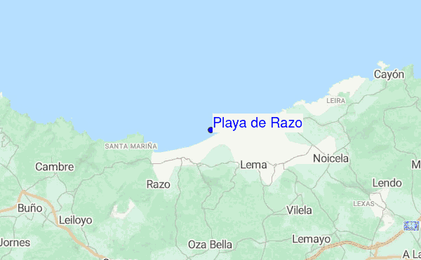 Playa de Razo Surf Forecast and Surf Report