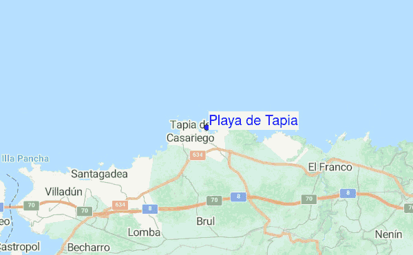 Playa de Tapia Surf Forecast and Surf Report