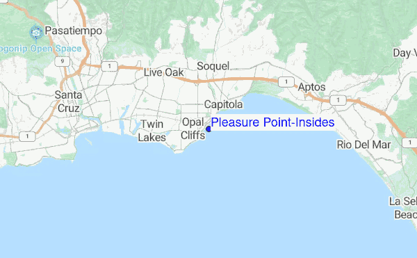 Pleasure Point-Insides Surf Forecast and Surf Reports (CAL - Santa Cruz ...