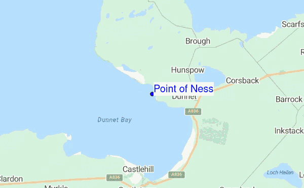 Point of Ness 48 hour detailed Surf Forecast