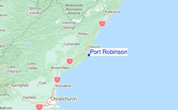 Port Robinson Surf Forecast and Surf Reports (Canterbury, New Zealand)