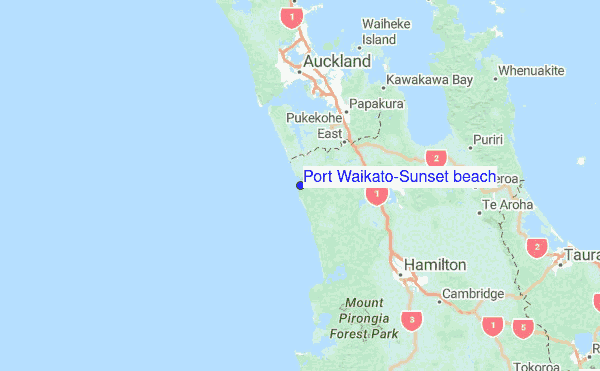 Port Waikato-Sunset beach Surf Forecast and Surf Reports (Raglan and ...