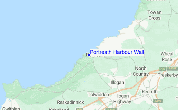 Portreath Harbour Wall Surf Forecast and Surf Report