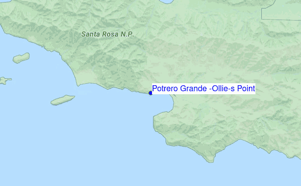 Potrero Grande (Ollie's Point) Surf Forecast and Surf Report