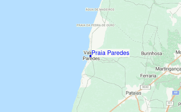 Praia Paredes 48 hour detailed Surf Forecast