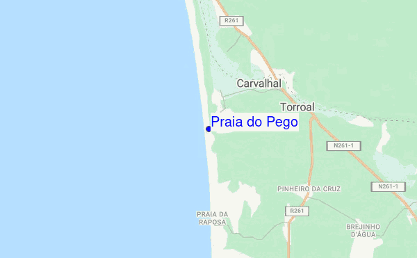 Praia do Pego Surf Forecast and Surf Report