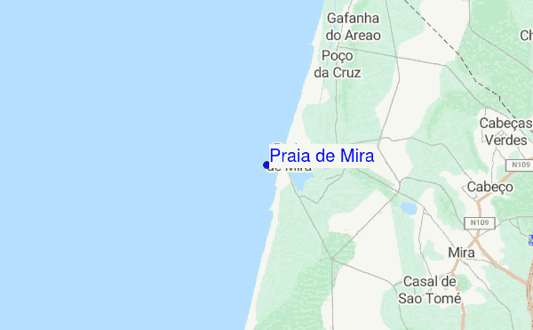 Praia de Mira 48 hour detailed Surf Forecast