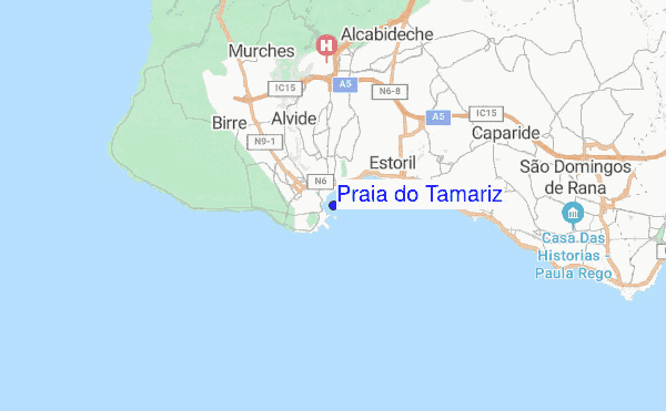 Praia do Tamariz 48 hour detailed Surf Forecast