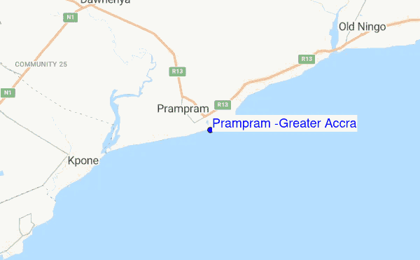 Prampram (Greater Accra) Surf Forecast and Surf Report