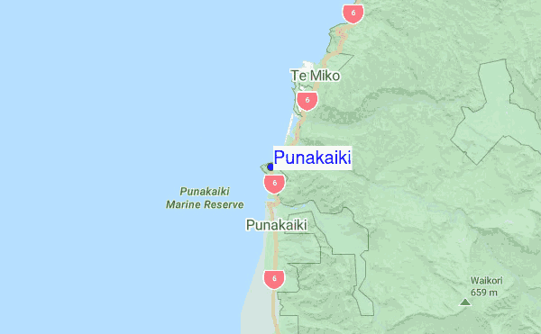 Punakaiki Surf Forecast and Surf Report