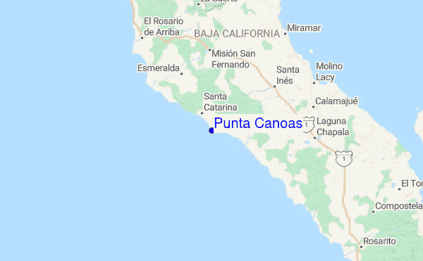 Punta Canoas Surf Forecast and Surf Reports (Baja Norte, Mexico)