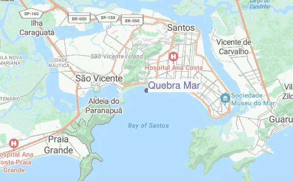 Quebra Mar 48 hour detailed Surf Forecast