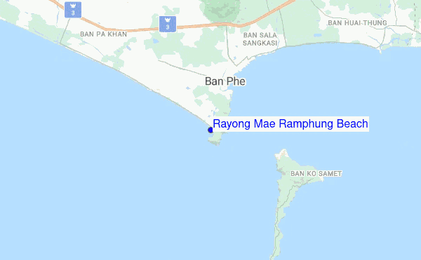 Rayong Mae Ramphung Beach 48 hour detailed Surf Forecast