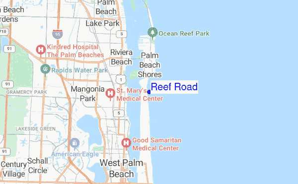 Reef Road Surf Forecast and Surf Reports (Florida - South, USA)
