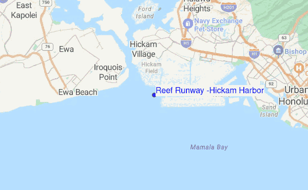 Reef Runway (Hickam Harbor) Surf Forecast and Surf Report