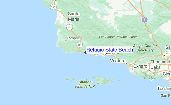 Refugio State Beach Surf Forecast and Surf Reports (CAL - Santa Barbara ...