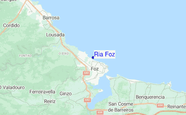 Adecuado Es una suerte que altura foz lugo mapa Fatal juego Final