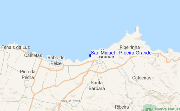 San Miguel - Ribeira Grande 48 hour detailed Surf Forecast