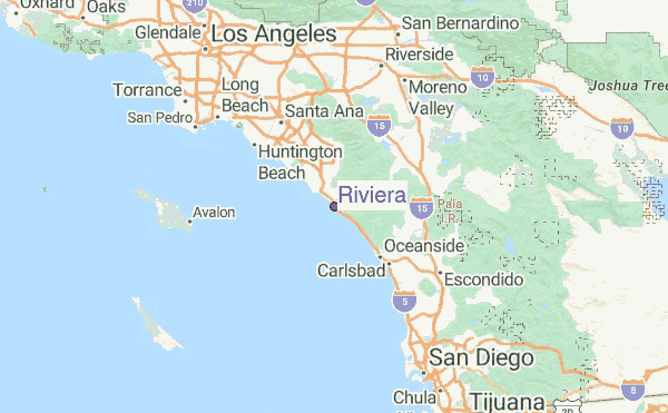 Riviera Surf Forecast and Surf Reports (CAL - Orange County, USA)
