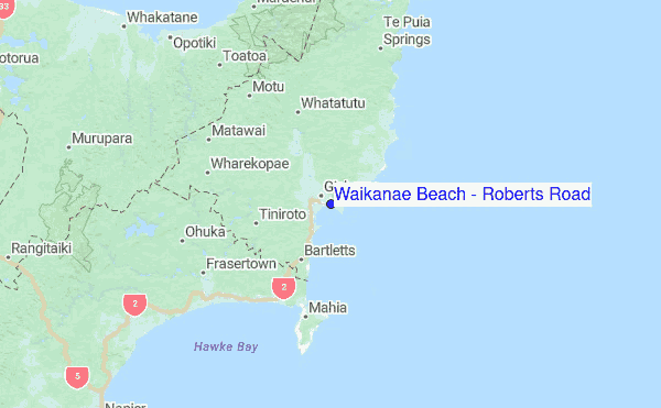 Waikanae Beach - Roberts Road Surf Forecast and Surf Reports (Gisborne ...