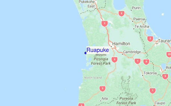 Ruapuke Surf Forecast and Surf Reports (Raglan and West Waikato, New ...
