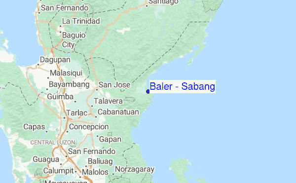 Baler - Sabang Surf Forecast and Surf Reports (West Luzon, Philippines)