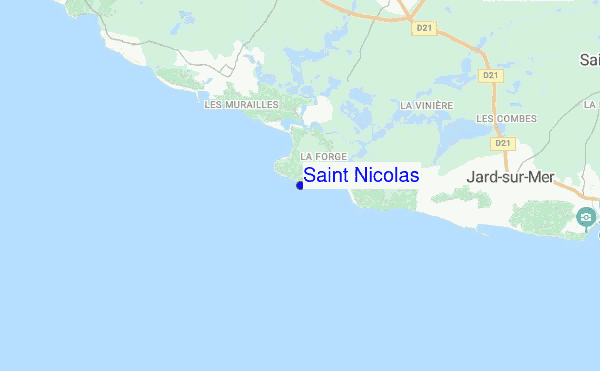 Saint Nicolas Surf Forecast and Surf Report