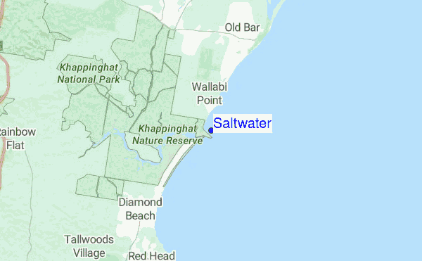 Saltwater 48 hour detailed Surf Forecast