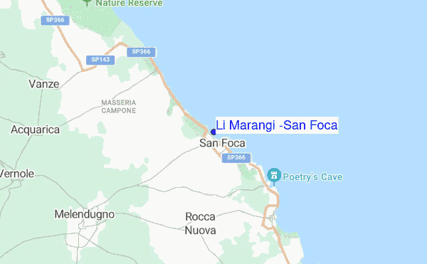Li Marangi (San Foca) Surf Forecast and Surf Report