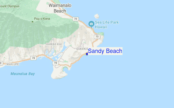Sandy Beach Surf Forecast and Surf Report