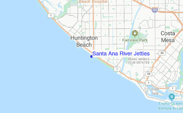 Santa Ana River Jetties Surf Forecast and Surf Report