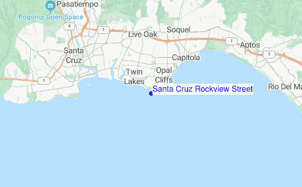 Santa Cruz Rockview Street Surf Forecast and Surf Report