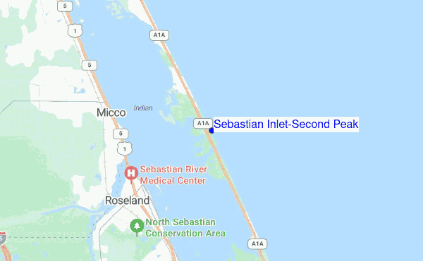 Sebastian Inlet-Second Peak 48 hour detailed Surf Forecast
