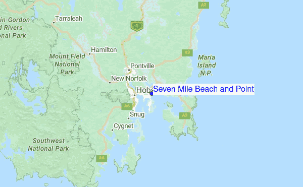 Seven Mile Beach and Point Surf Forecast and Surf Reports (TAS - East ...