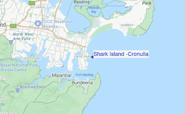 Shark Island (Cronulla) 48 hour detailed Surf Forecast