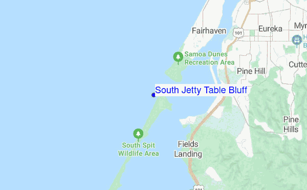 South Jetty Table Bluff Surf Forecast and Surf Report