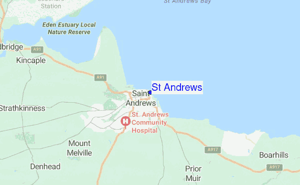 St Andrews Surf Forecast and Surf Report