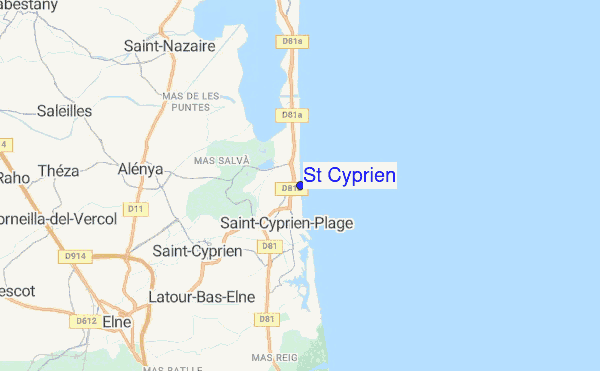 St Cyprien Surf Forecast and Surf Reports (Mediterranean - Languedoc ...