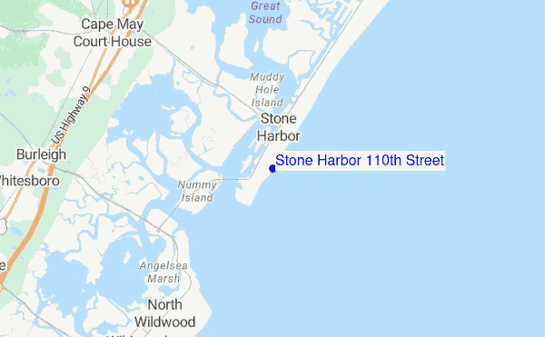 Stone Harbor 110th Street Surf Forecast and Surf Reports (New Jersey, USA)