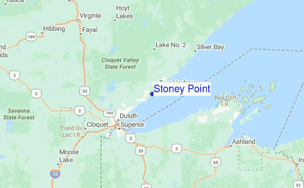 Stoney Point Surf Forecast and Surf Reports (Lake Superior, USA)