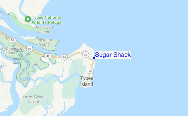 Sugar Shack 48 hour detailed Surf Forecast
