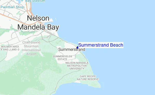 Summerstrand Beach 48 hour detailed Surf Forecast
