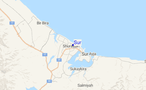 Sur Surf Forecast and Surf Report