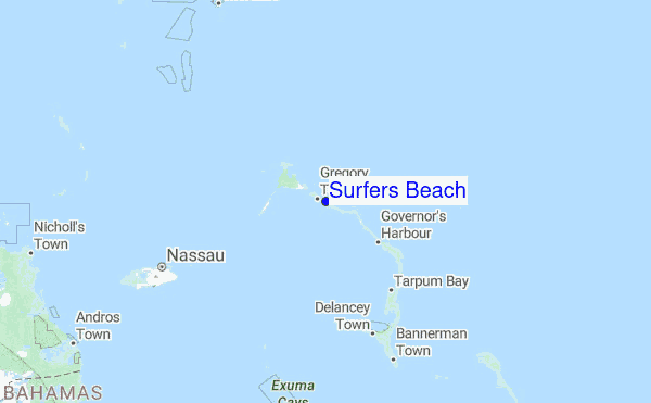 Surfers Beach Surf Forecast and Surf Reports (Eleuthera, Bahamas)